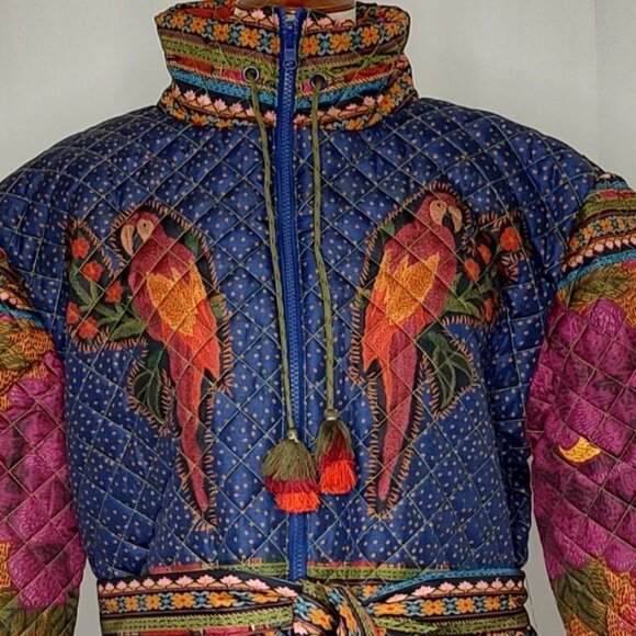 FARM Rio | Jackets & Coats | Farm Rio Puffer Coat Jacket M Midi ...